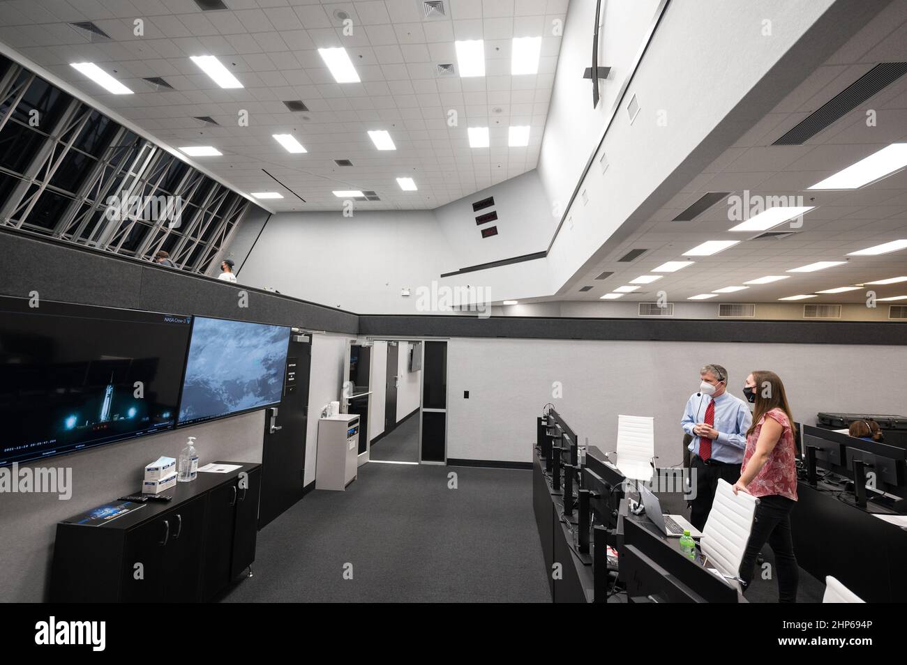 Steve Stich, manager of NASA’s Commercial Crew Program, and Sarah ...