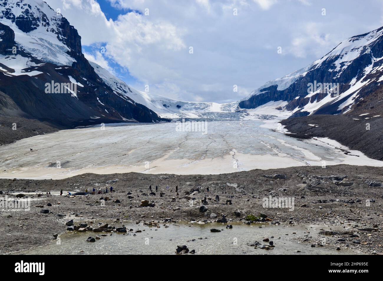 Athabasca Glacier In Summer