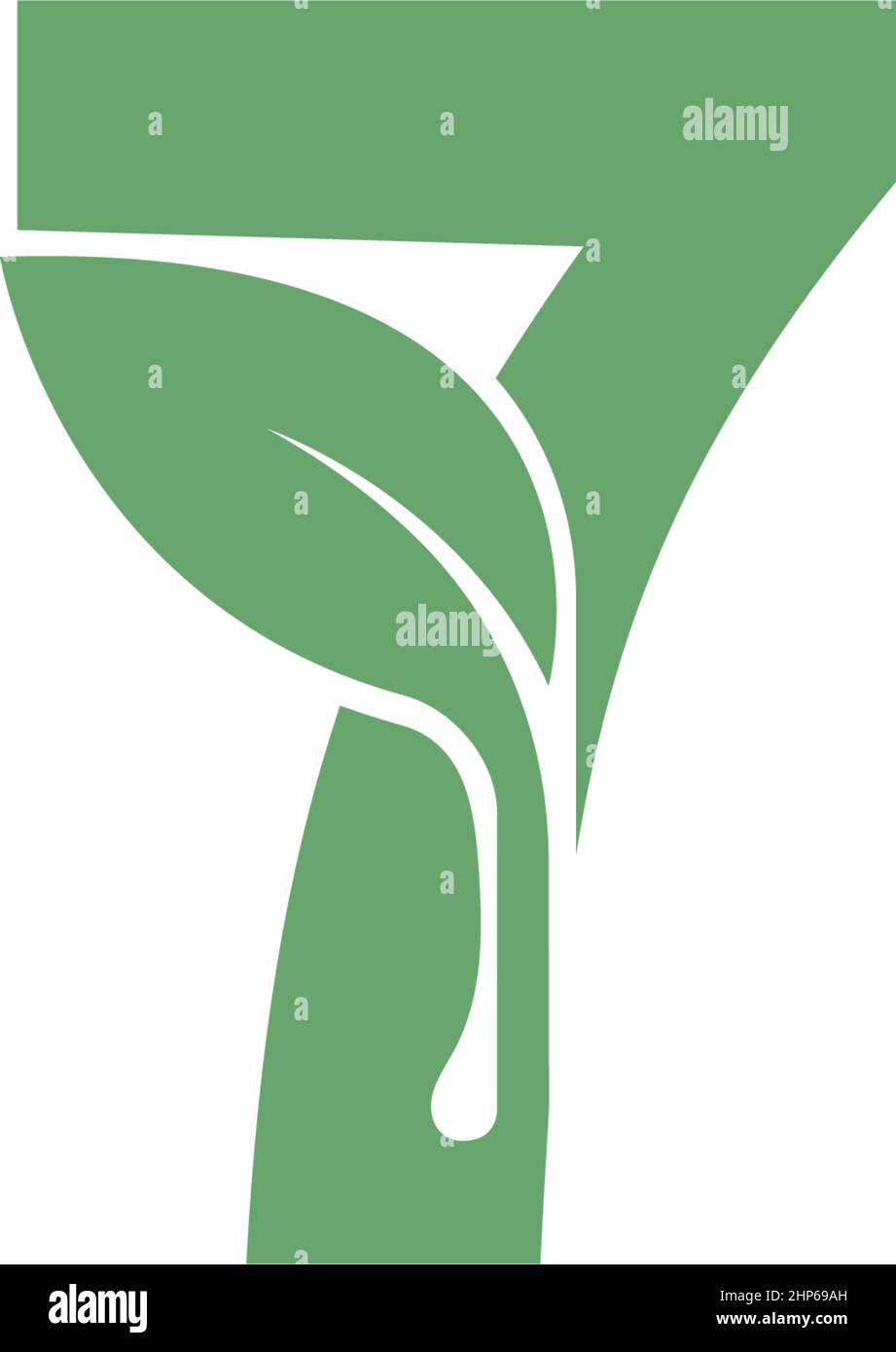 7 leaf Stock Vector Images - Alamy