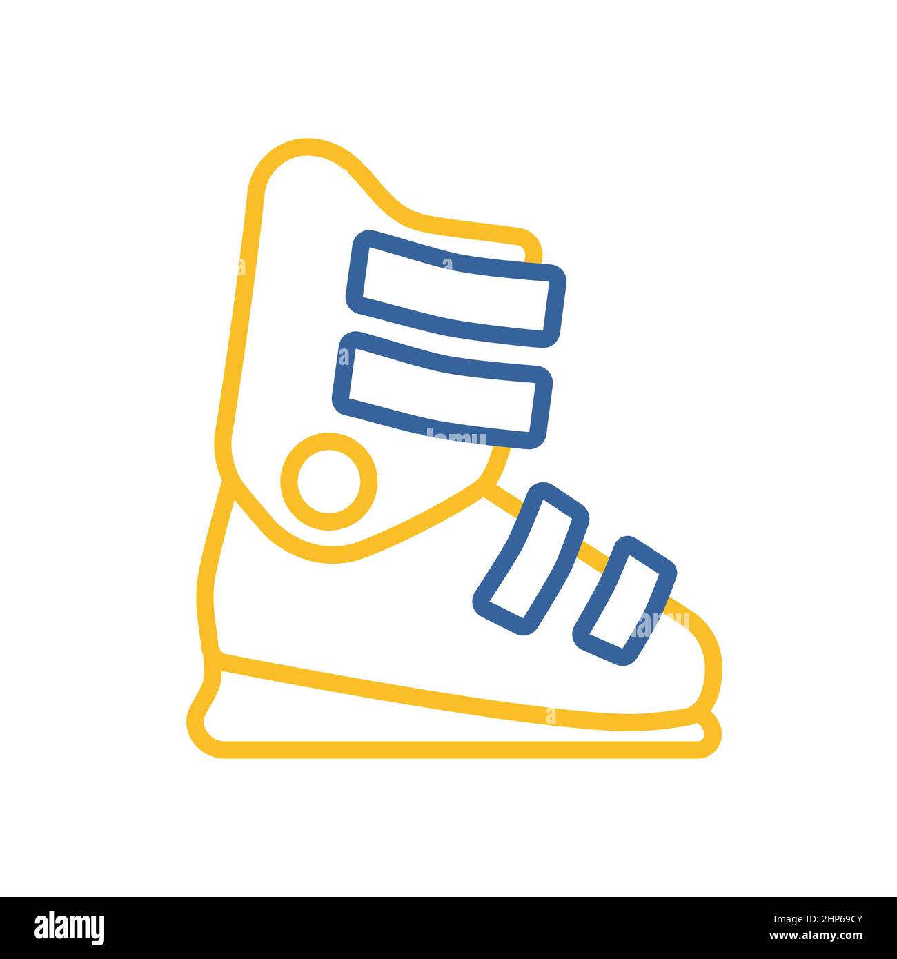 Winter boots illustration Cut Out Stock Images & Pictures - Alamy