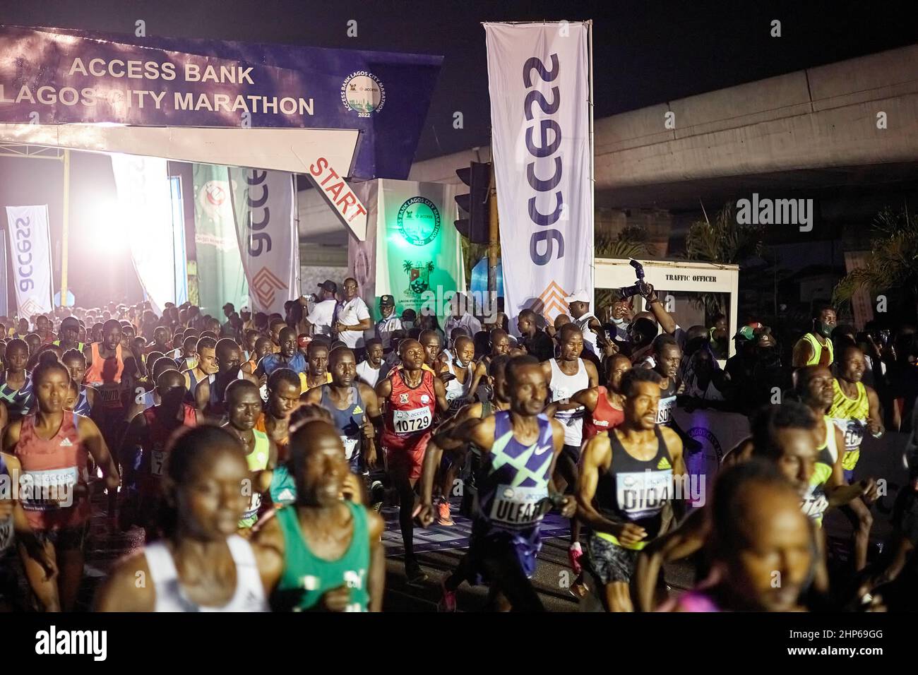 Athletes compete in the 7th Edition of the Access Bank Lagos City ...