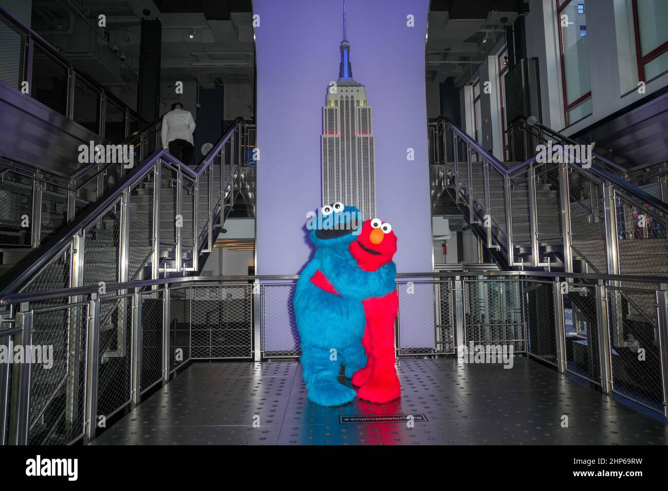 New York, United States. 18th Feb, 2022. Sesame Street Elmo and Cookie ...