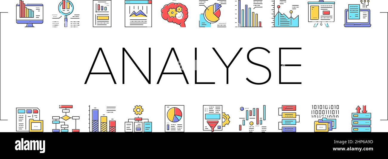 Analyze Infographic Collection Icons Set Vector Stock Vector Image ... Analyze Infographic Collection Icons Set Vector Stock Vector Image ...