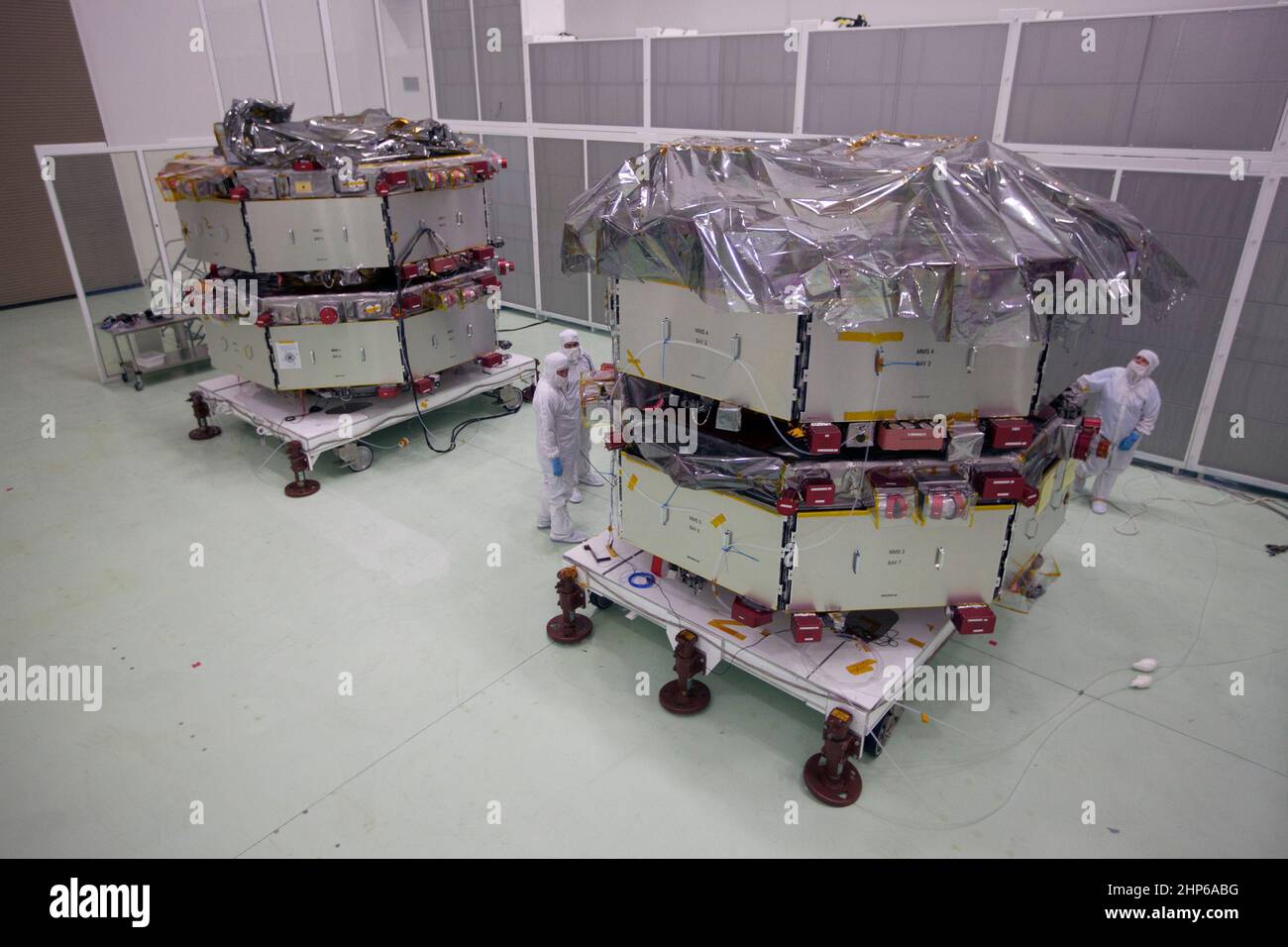 The Magnetospheric Multiscale (MMS) spacecraft will undergo final ...