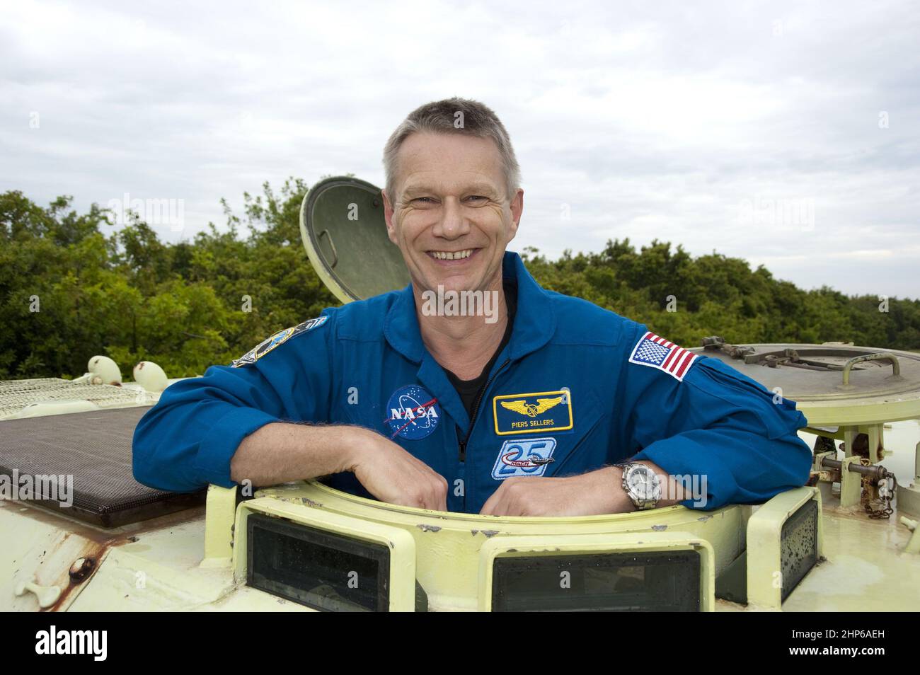 At NASA's Kennedy Space Center in Florida, STS-132 Mission Specialist ...