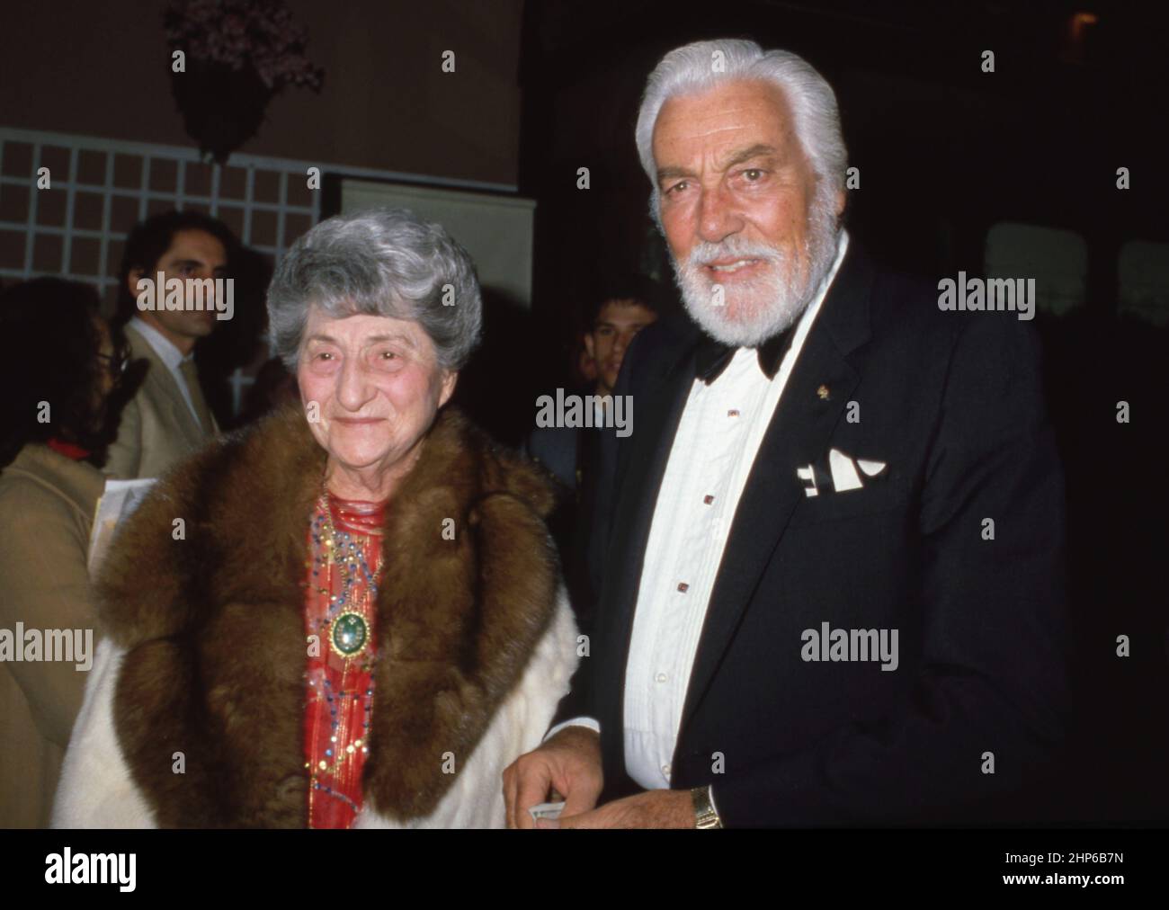 Cesar Romero and Sybil Brand Circa 1980's Credit: Ralph Dominguez ...