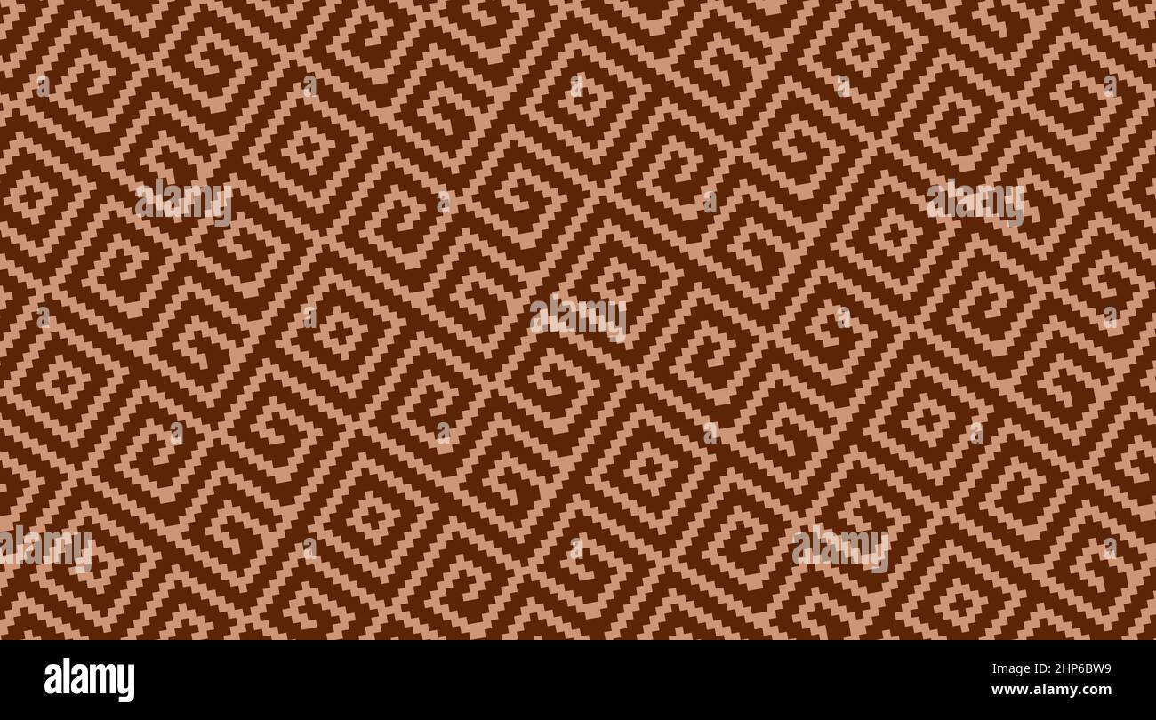 3D illustration of a red African pattern Stock Photo - Alamy