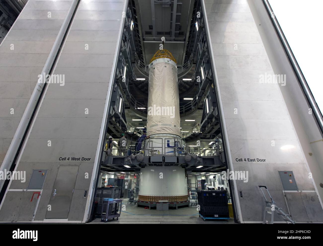 The Centaur upper stage that will help launch NOAA's Geostationary ...