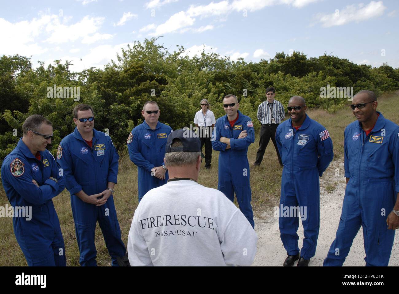 At NASA's Kennedy Space Center in Florida, Battalion Chief George ...