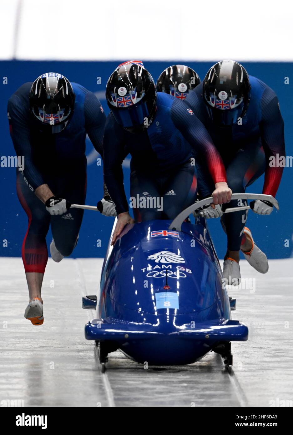Bobsleigh beijing china team hi-res stock photography and images - Alamy