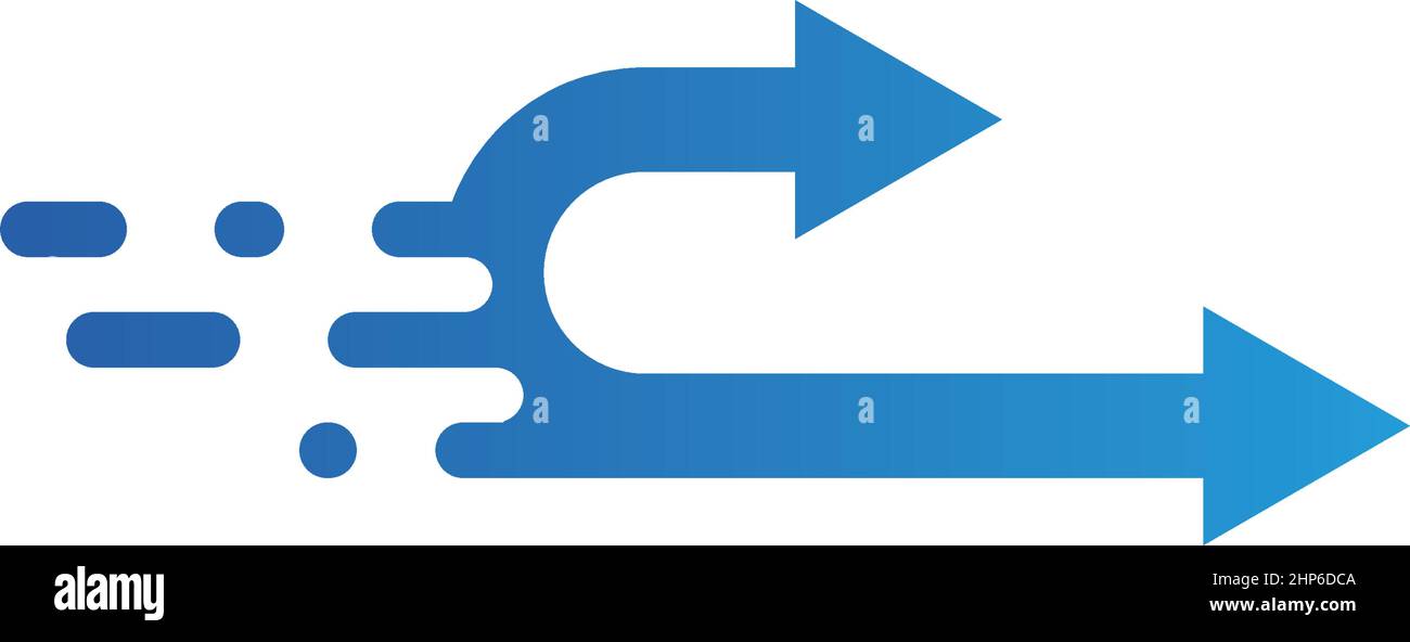 faster Arrow icon vector illustration Template Stock Vector Image & Art ...