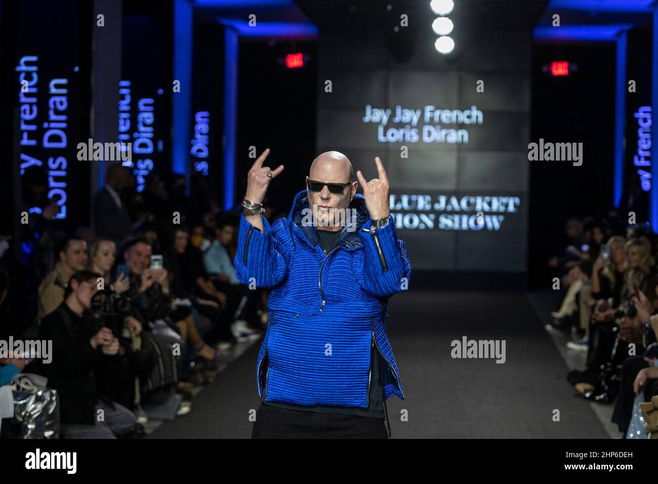New York, United States. 17th Feb, 2022. Jay Jay French wearing dress ...