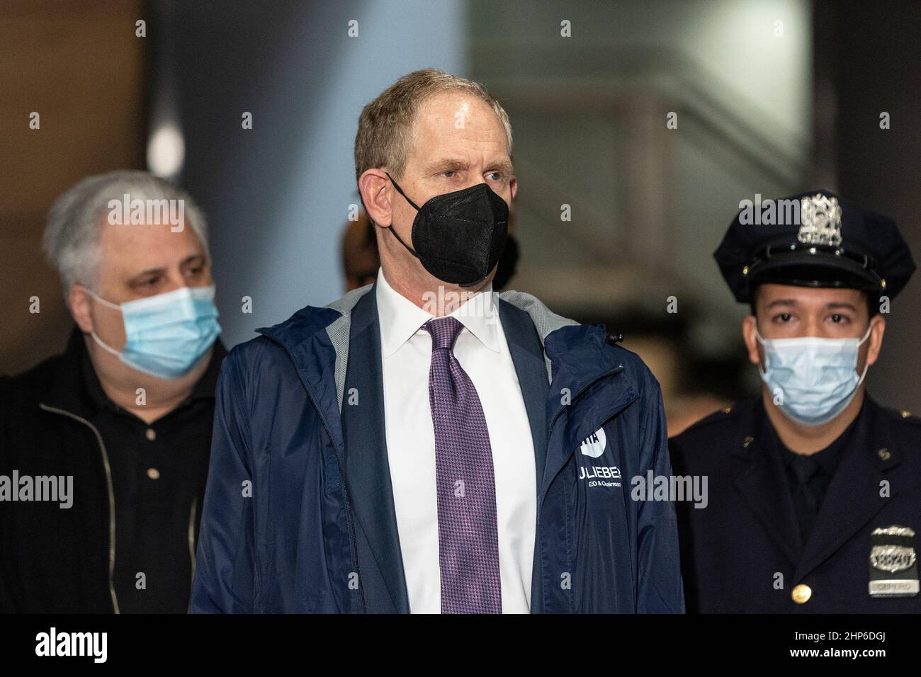 New York, United States. 18th Feb, 2022. MTA Chairman and CEO Janno ...