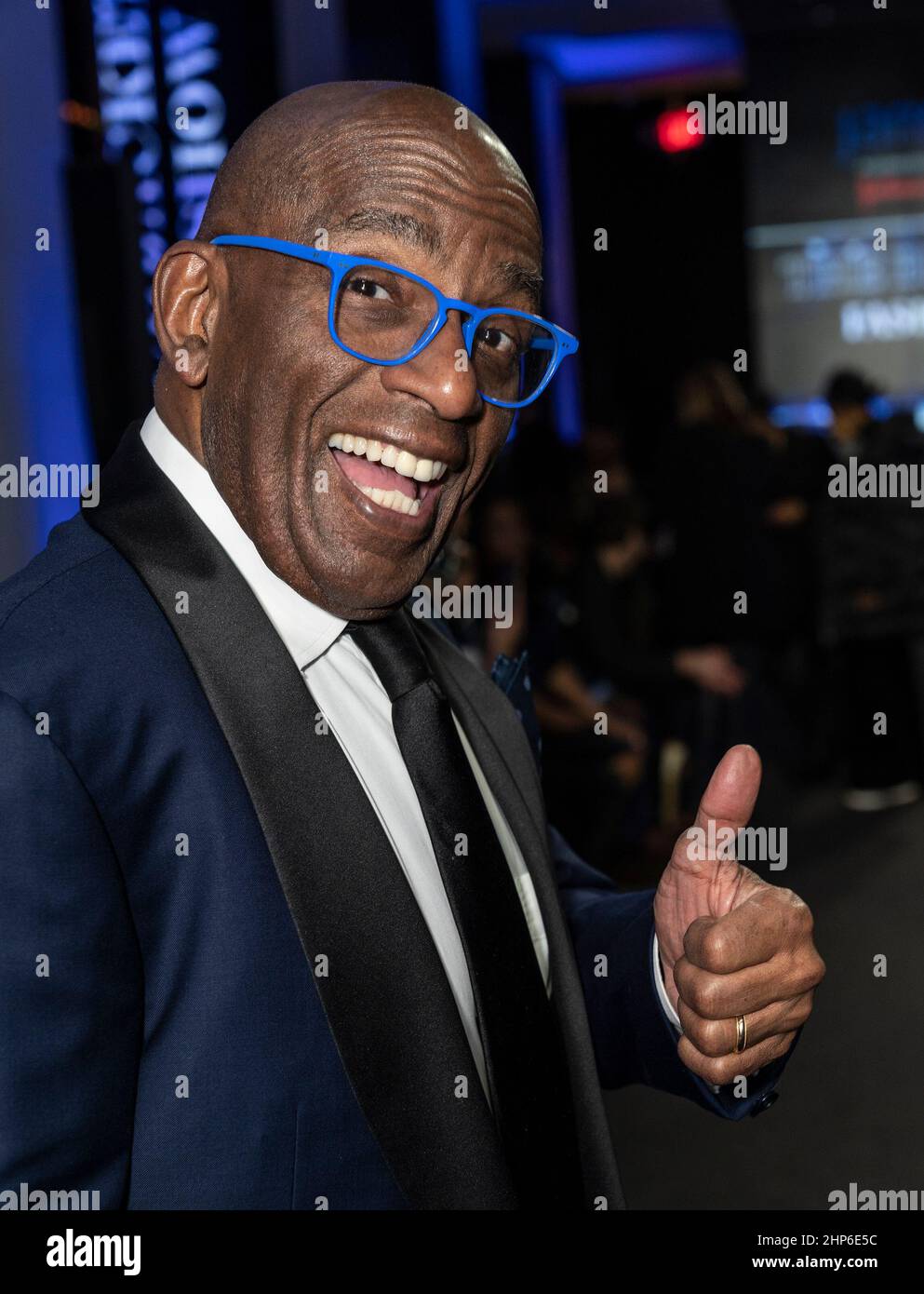 New York, New York, USA. 17th Feb, 2022. Al Rocker attends The Blue Jacket Fashion show in ...