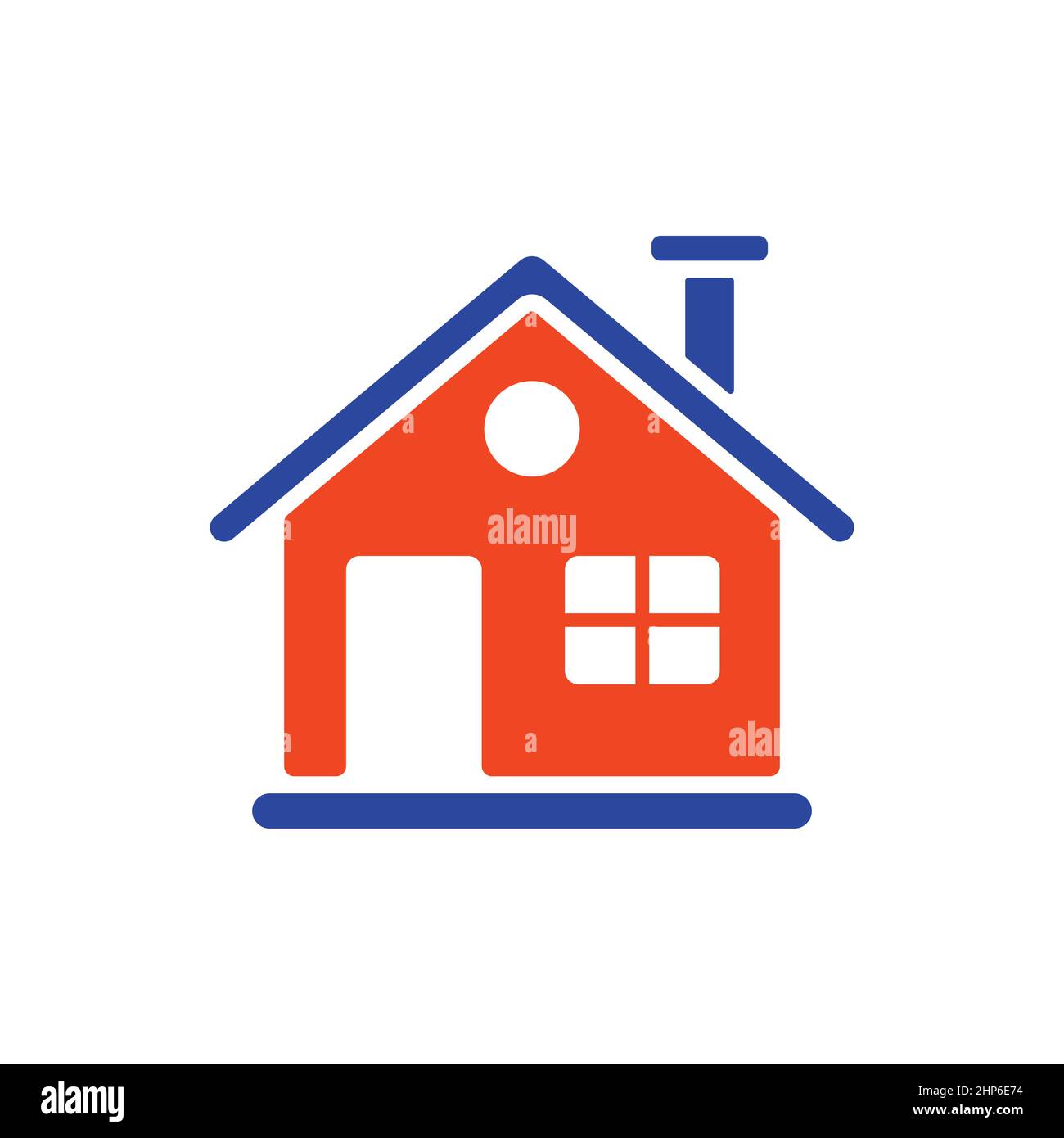 Winter house icon merry Cut Out Stock Images & Pictures - Alamy