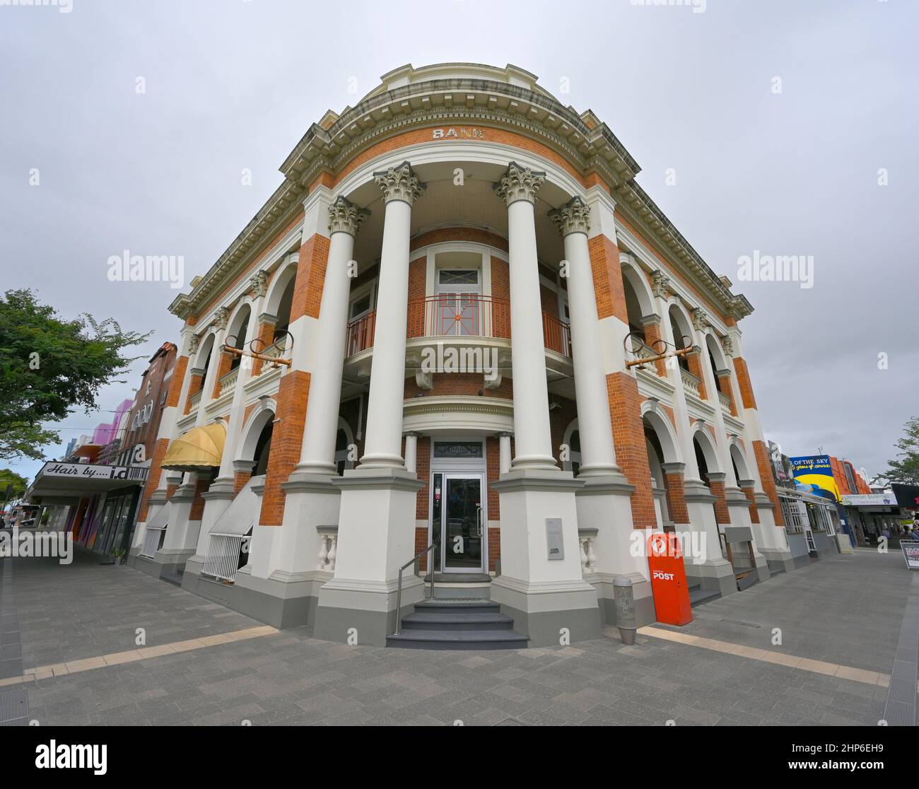 The old National Bank building in the Art Deco Style was erected in ...