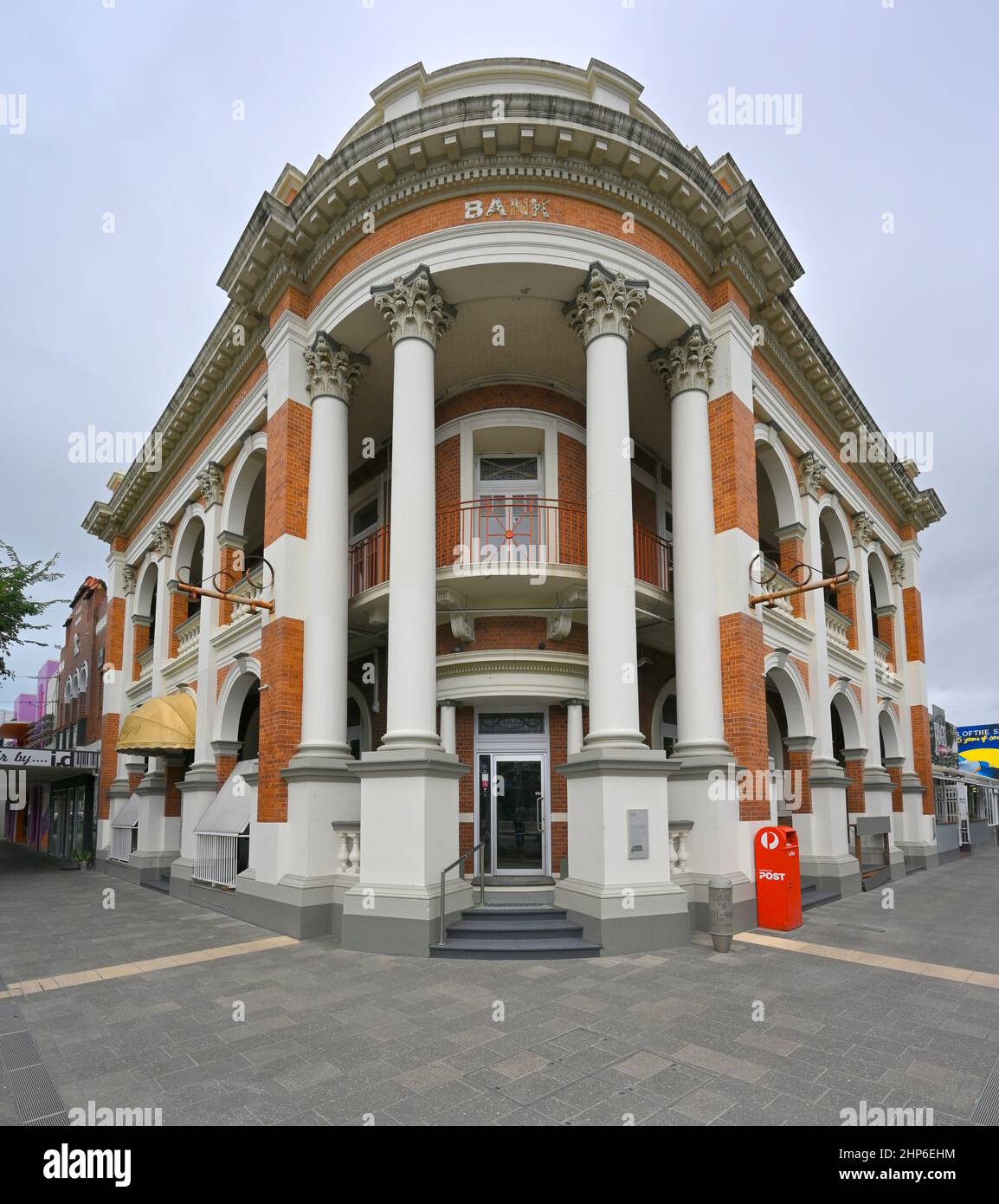 The old National Bank building in the Art Deco Style was erected in ...