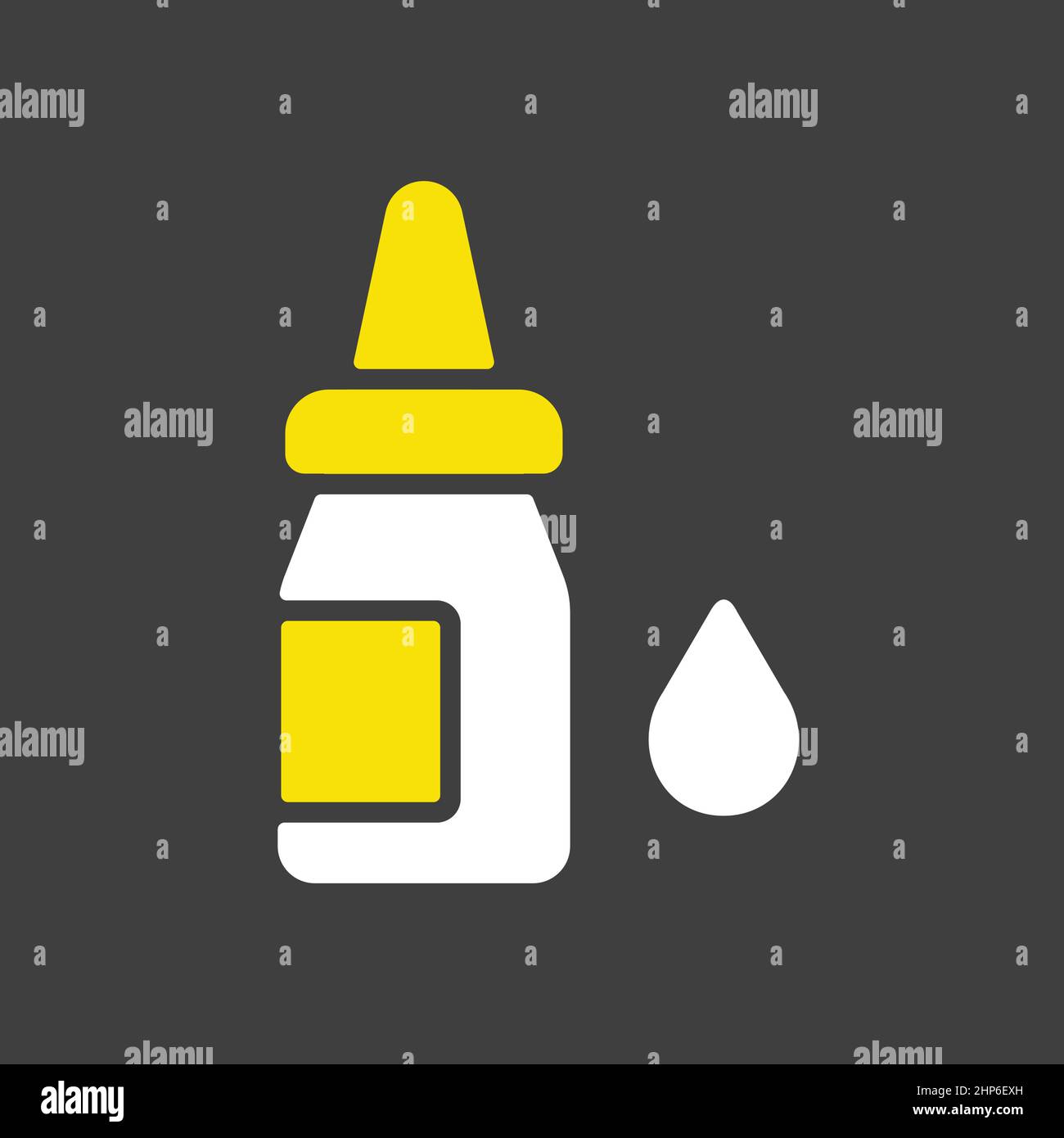 Nasal drops isolated on Stock Vector Images - Alamy