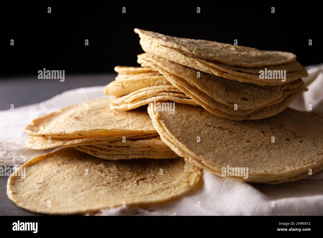 Corn Tortillas. Food made with nixtamalized corn, a staple food in ...