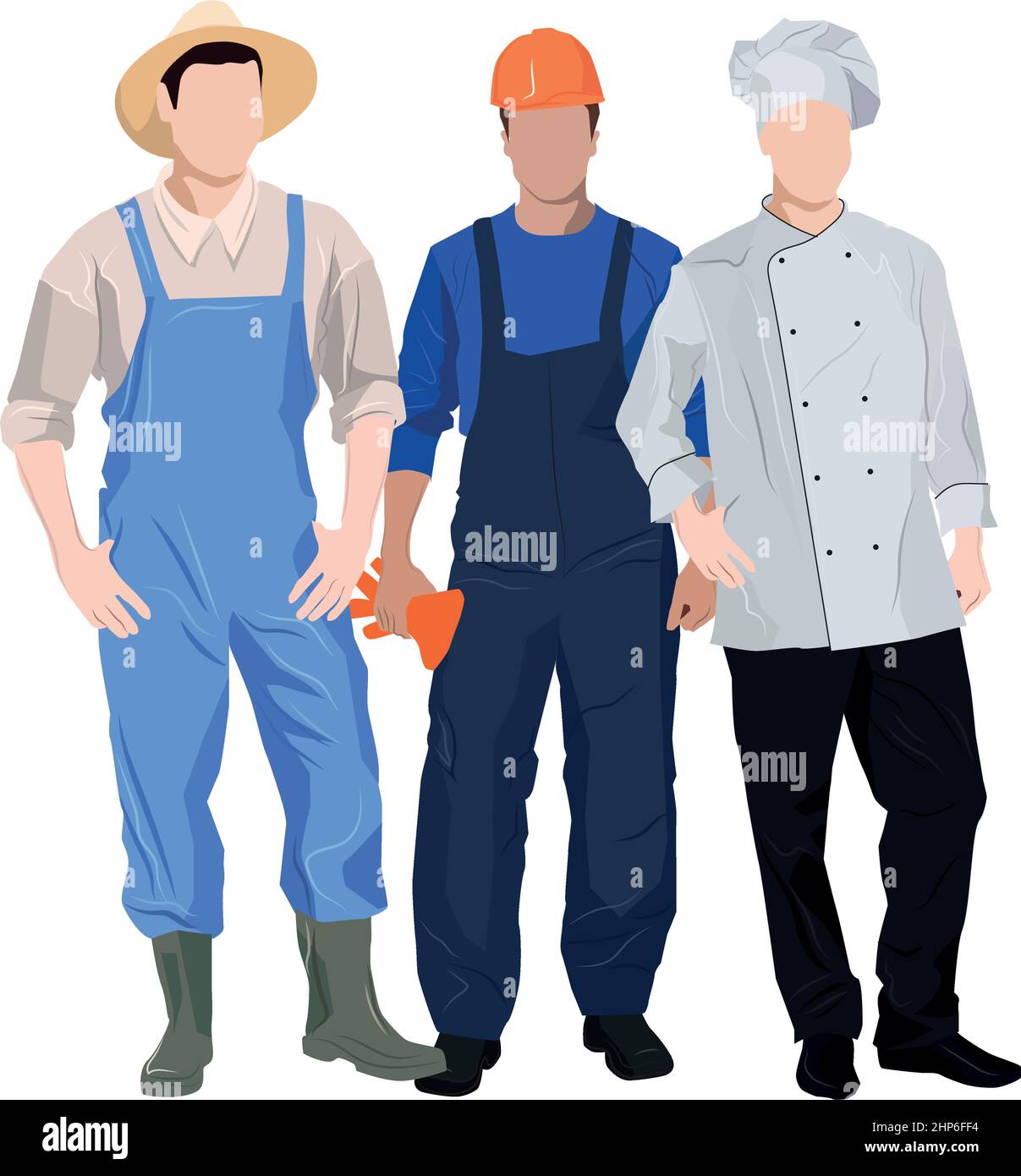 Industrial workers cartoon Stock Vector Images - Alamy