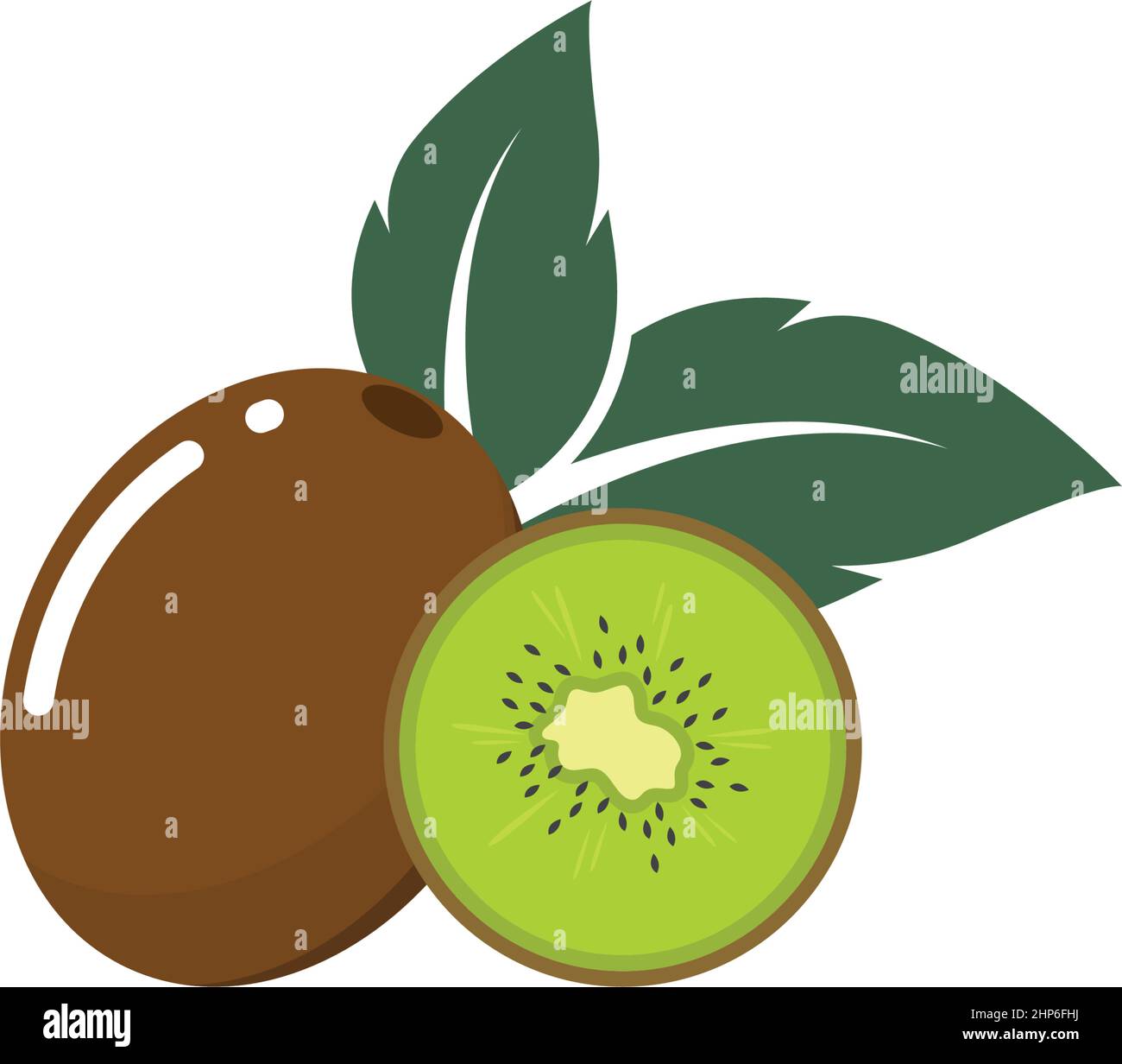 kiwi fruit icon vector illustration design Stock Vector Image & Art - Alamy
