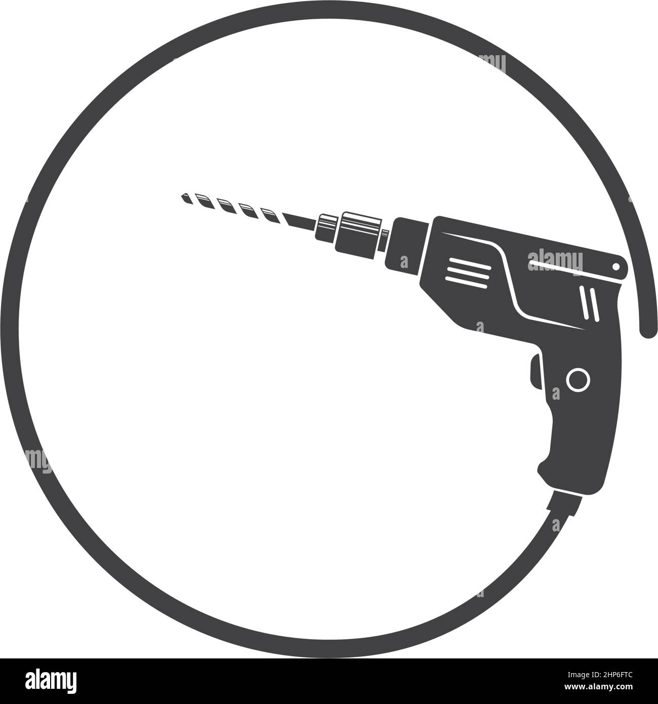 Industrial drilling machinery machine Stock Vector Images - Alamy