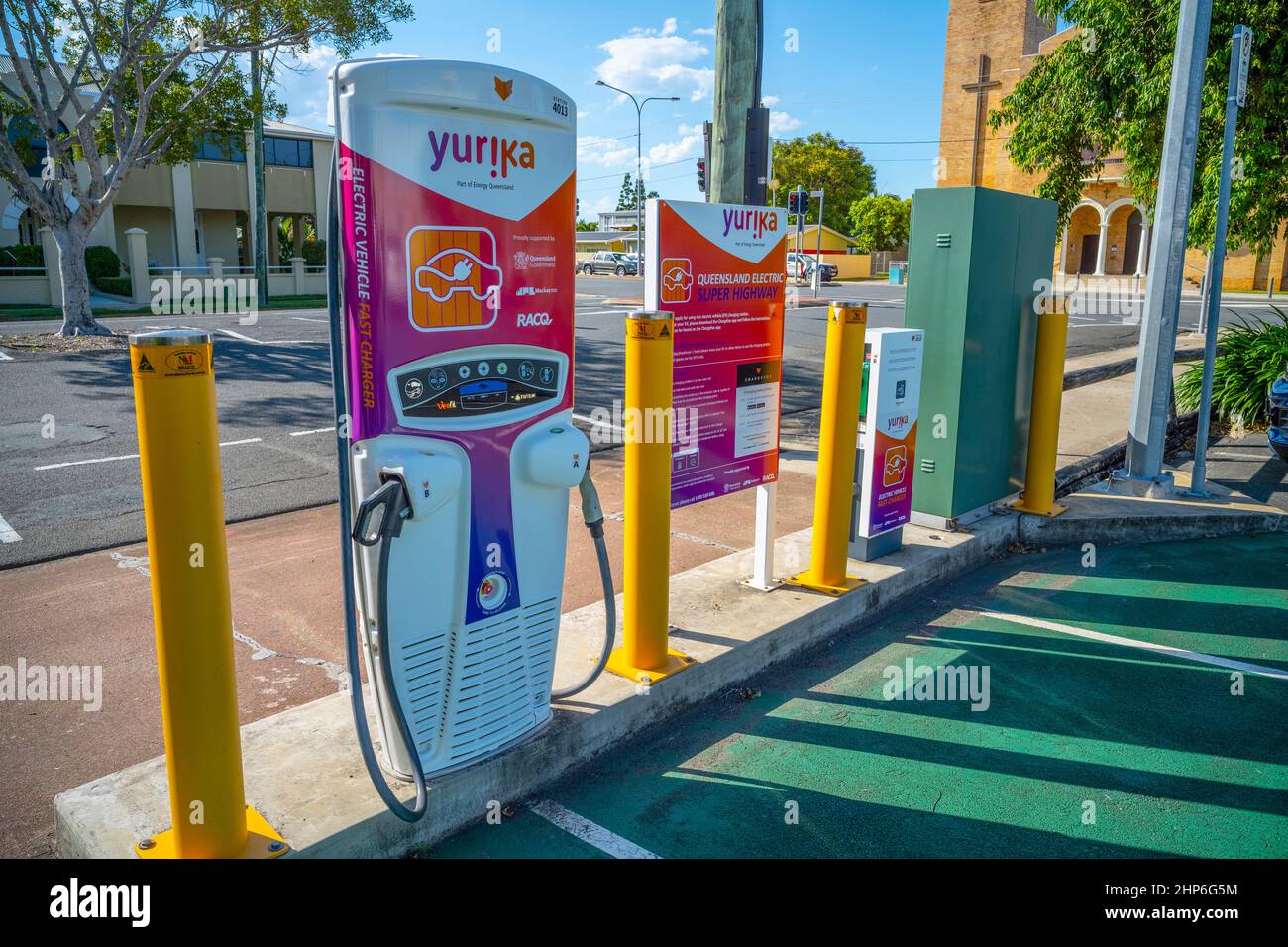 Yurika Electric Charging Station at Mackay city, north queensland ...