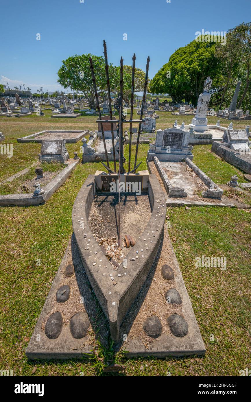 Boat Grave created to mark the 150th anniversary of Indentured Kanakas ...