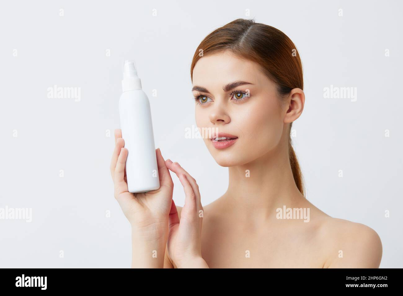 woman body lotion rejuvenation cosmetics close-up Lifestyle Stock Photo ...