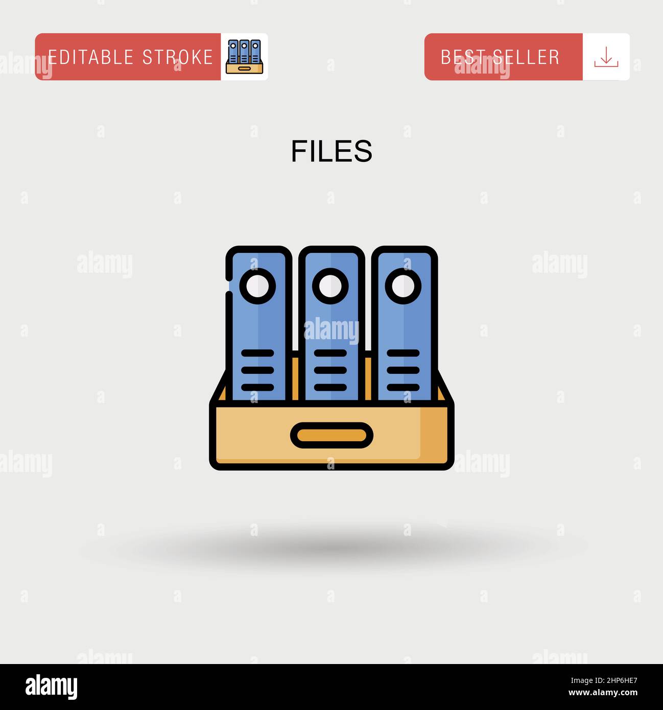 Files Simple vector icon Stock Vector Image & Art - Alamy