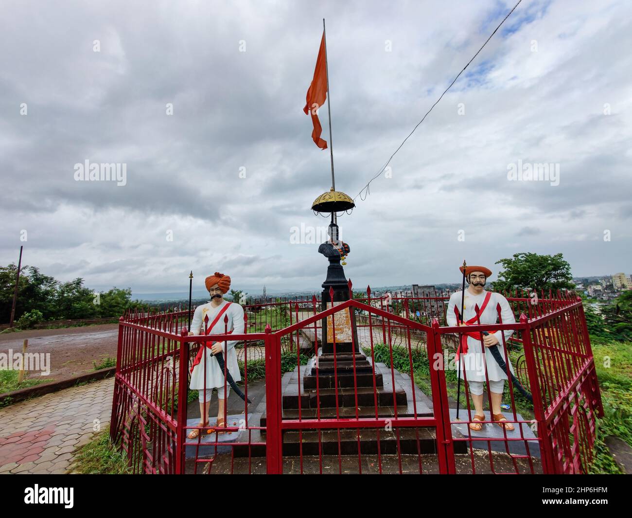 Photo of the great Maratha king Chatrapati Shivaji Maharaj statue Stock ...