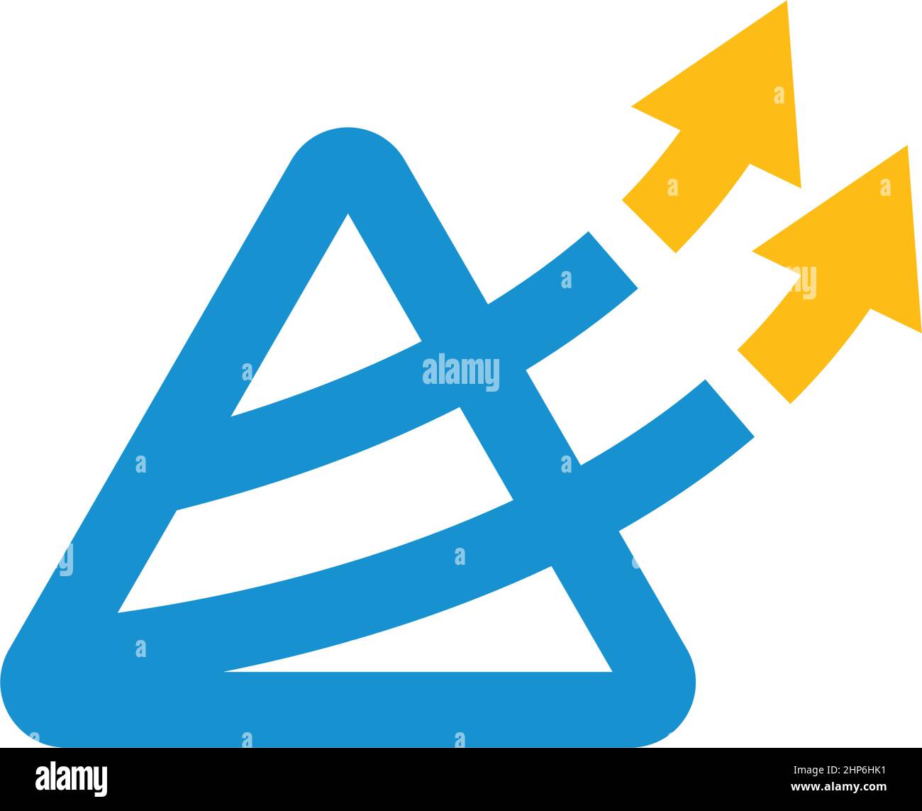 triangle Arrow icon vector illustration Stock Vector Image & Art - Alamy