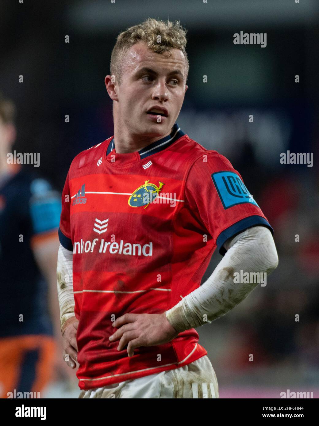 Limerick, Ireland. 18th Feb, 2022. Craig Casey of Munster during the ...