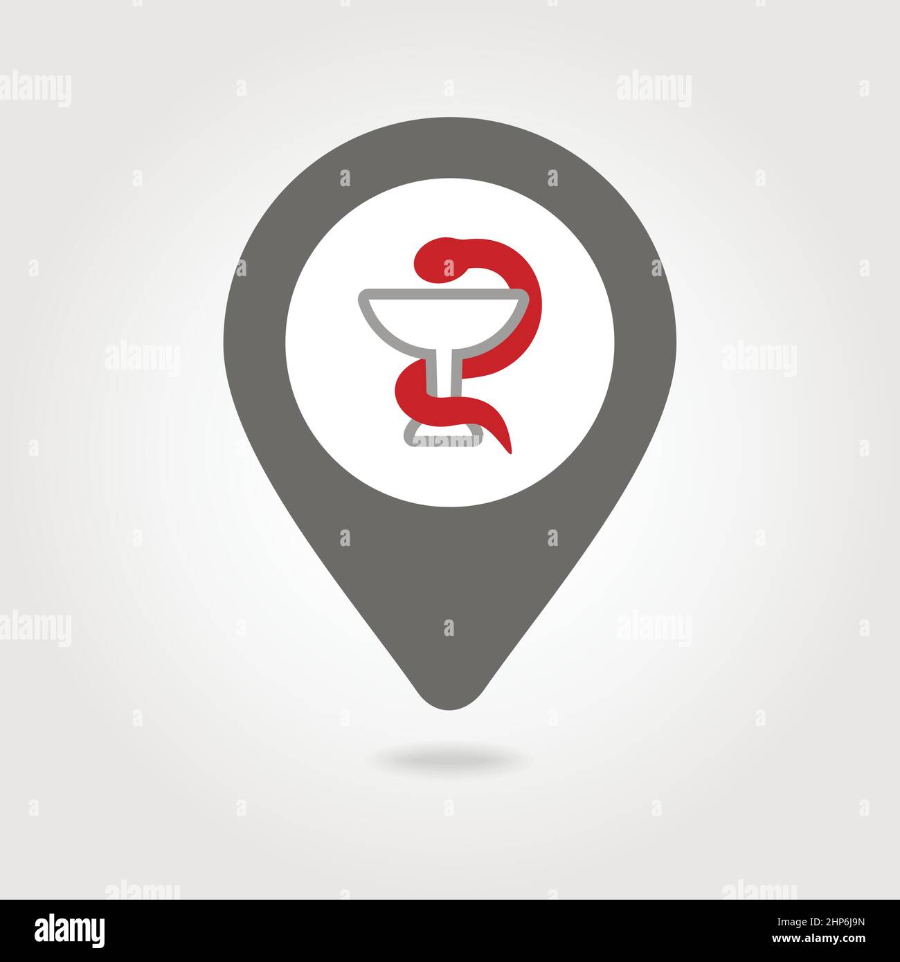 Snake medical pin map Stock Vector Image & Art - Alamy