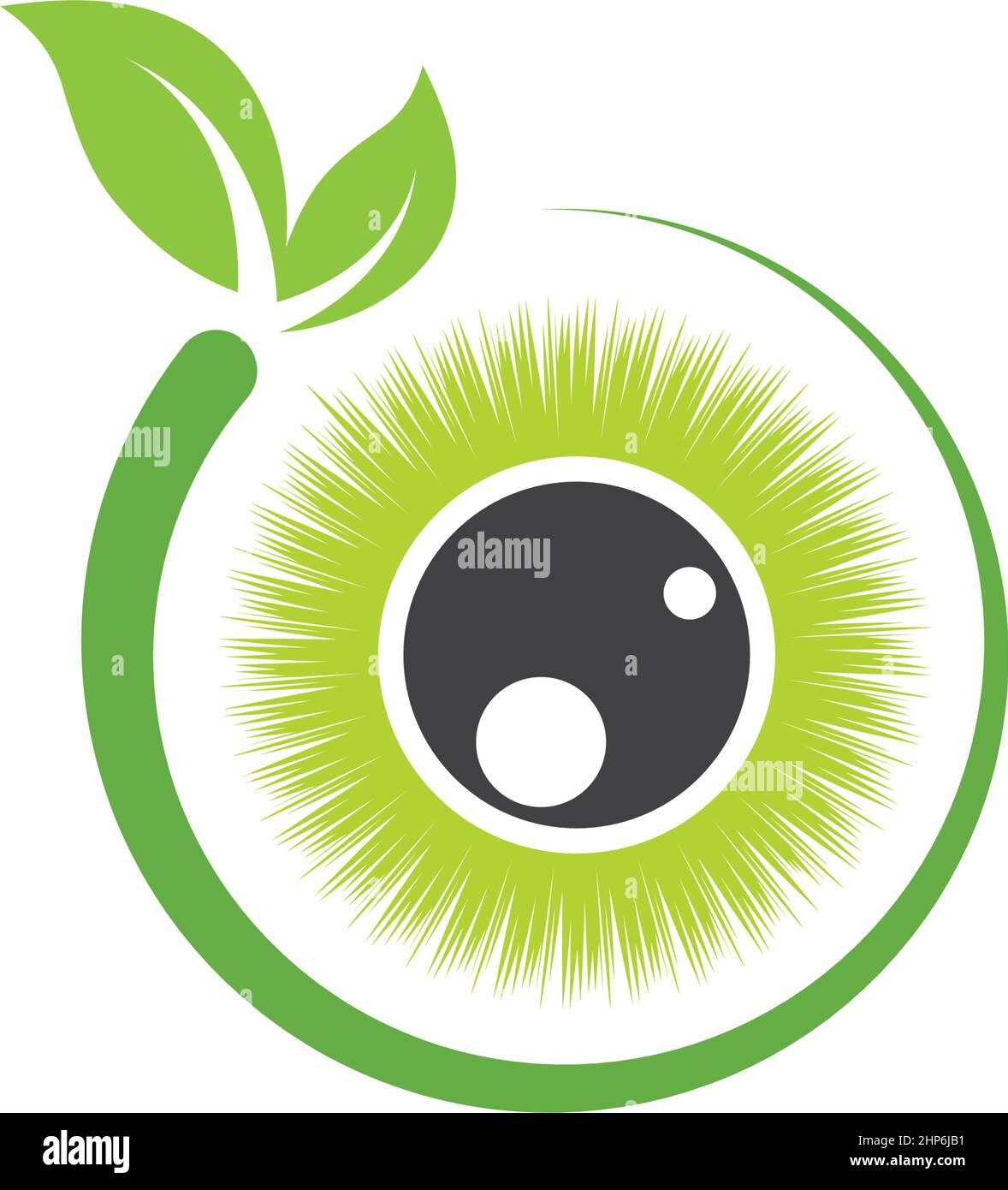 nature optical eye icon vector Template illustration Stock Vector Image ...