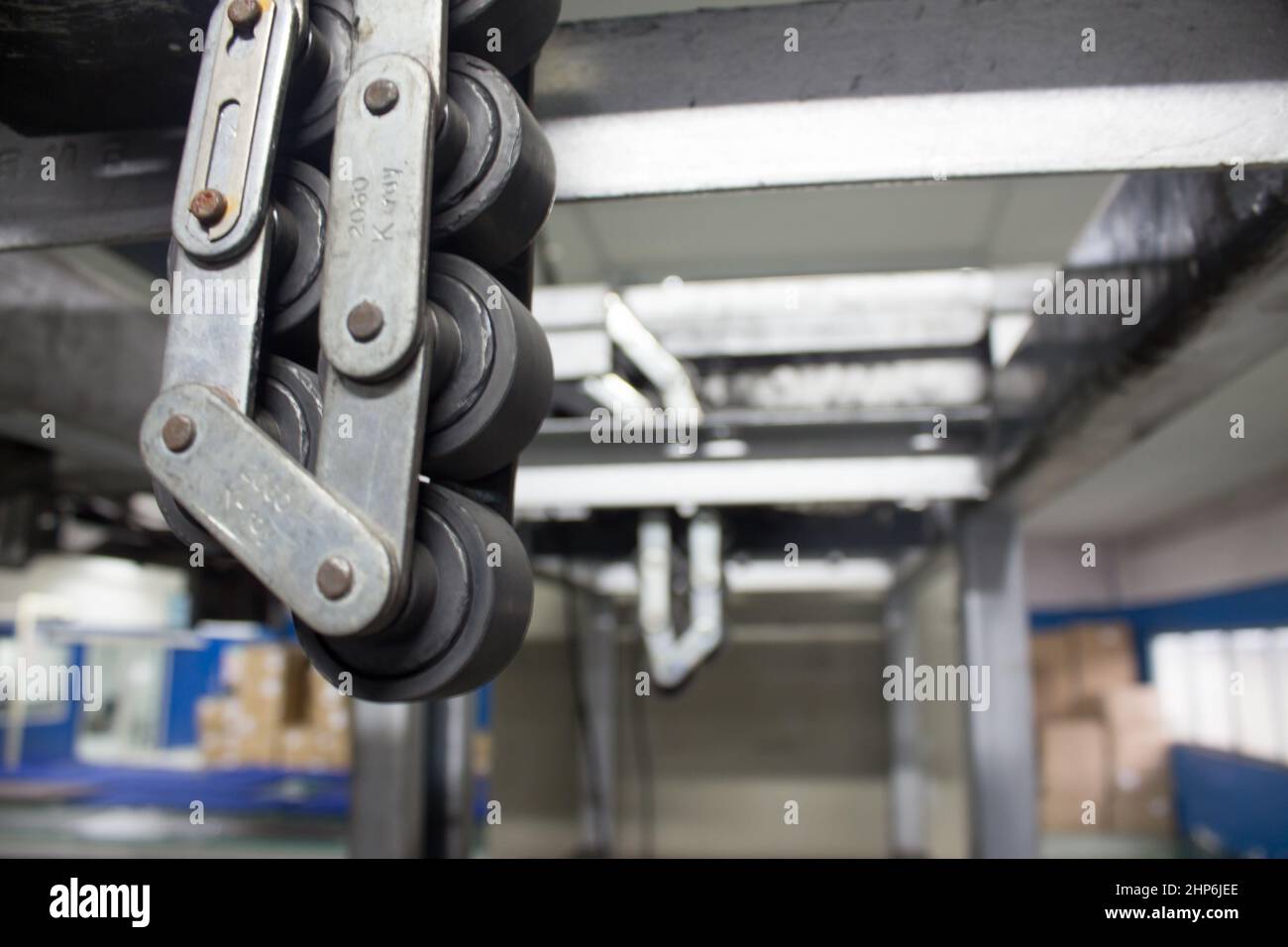 conveyor line assembly Stock Photo - Alamy
