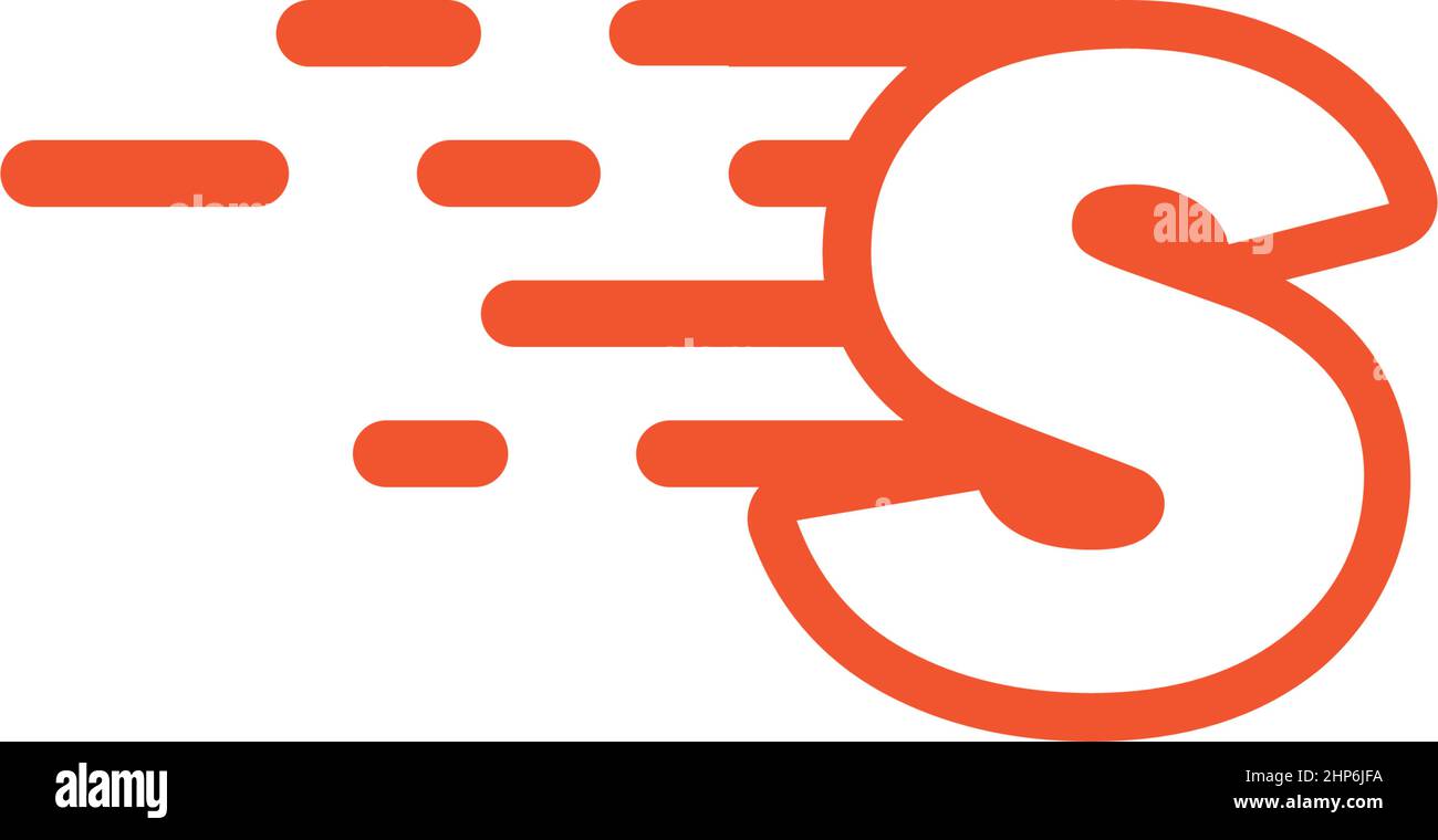 fast S letter design icon vector Stock Vector Image & Art - Alamy