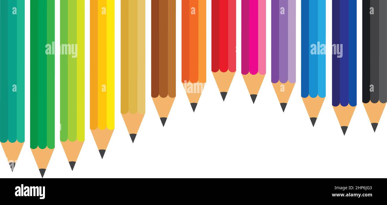 pencil background vector illustration icon of education design template ...