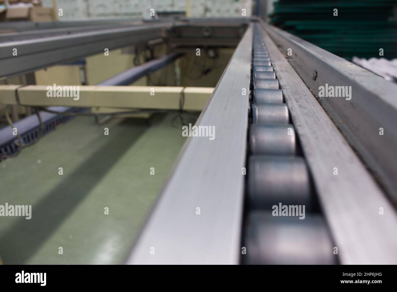 Conveyor line assembly Stock Photo - Alamy