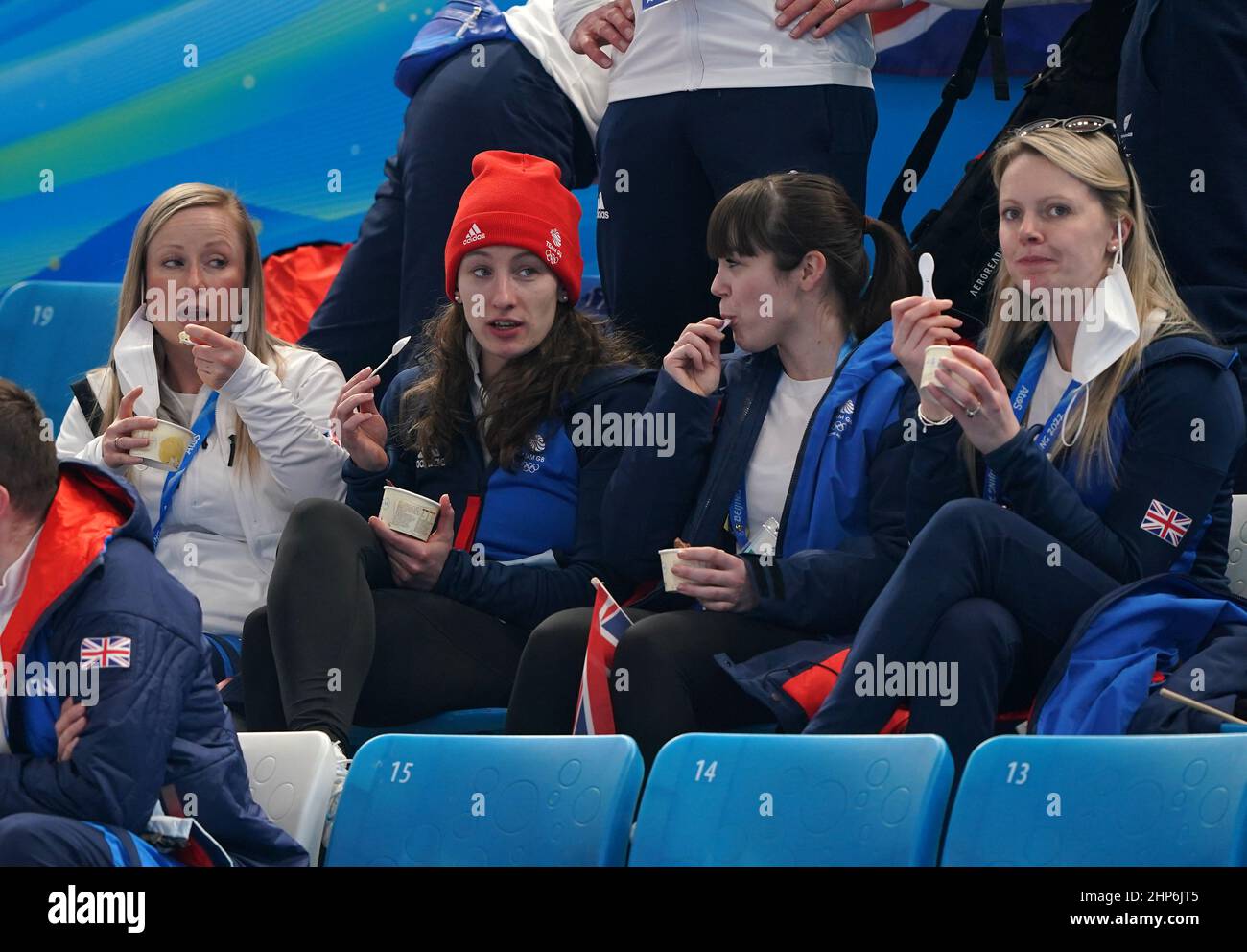 Great Britain's Jennifer Dodds (second left), Hailey Duff and Vicky ...