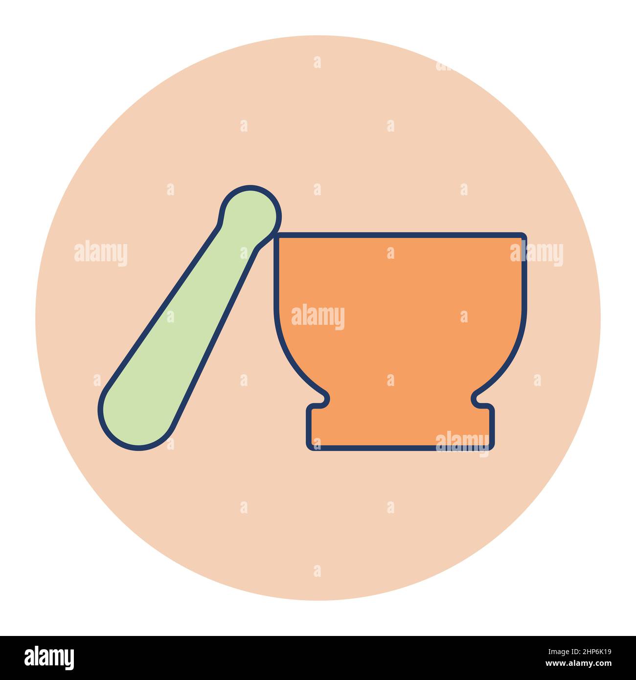 Mortal and pestle Stock Vector Images - Alamy