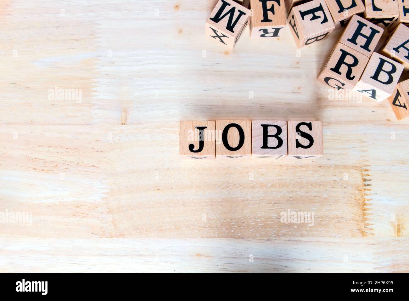 Wooden letters connect to message on wooden desk, informative and ...