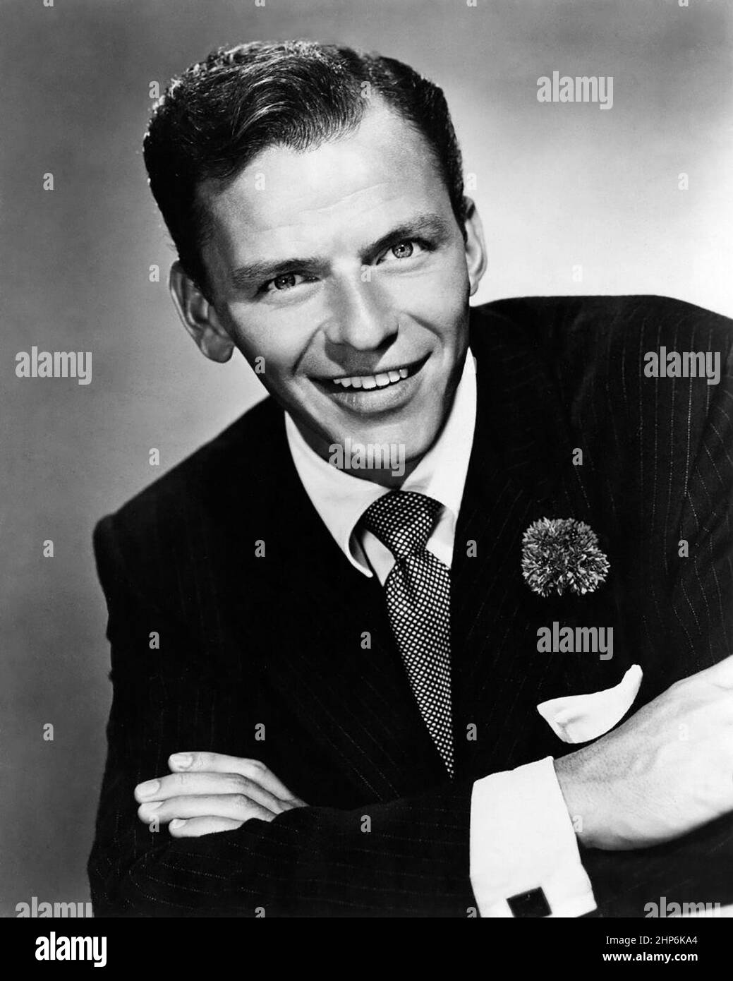 Publicity photo of Frank Sinatra issued to promote a run of concerts at ...