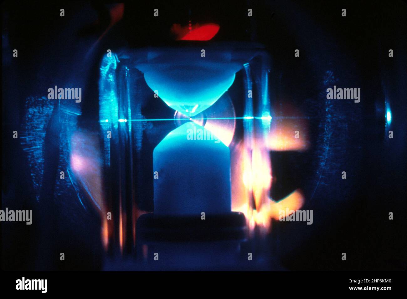 One of the many uses for the laser in medical research is as a light ...