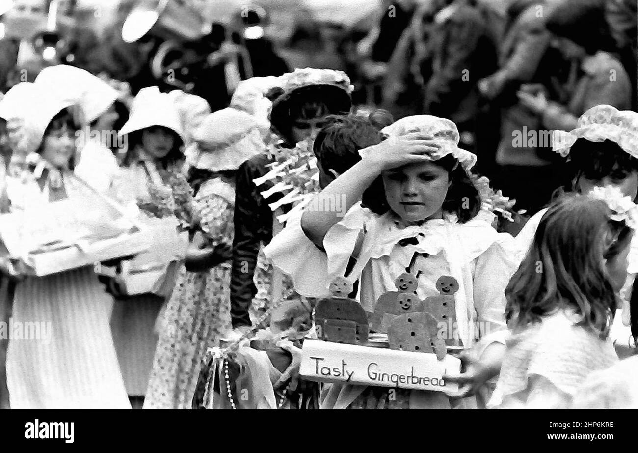 The annual Knutsford Royal May Day procession in 1976 in Knutsford ...
