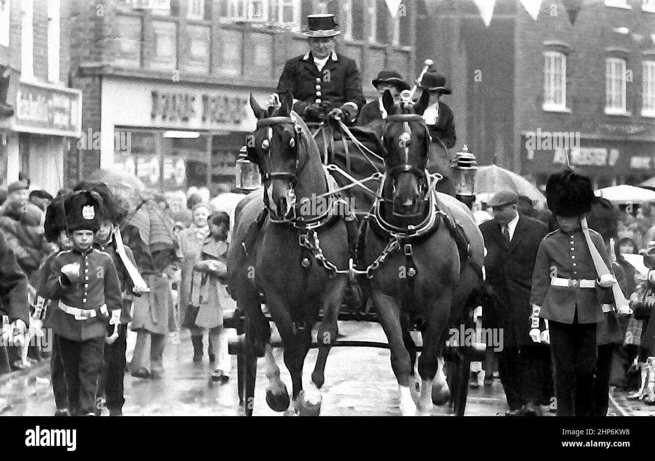 The annual Knutsford Royal May Day procession in 1976 in Knutsford ...