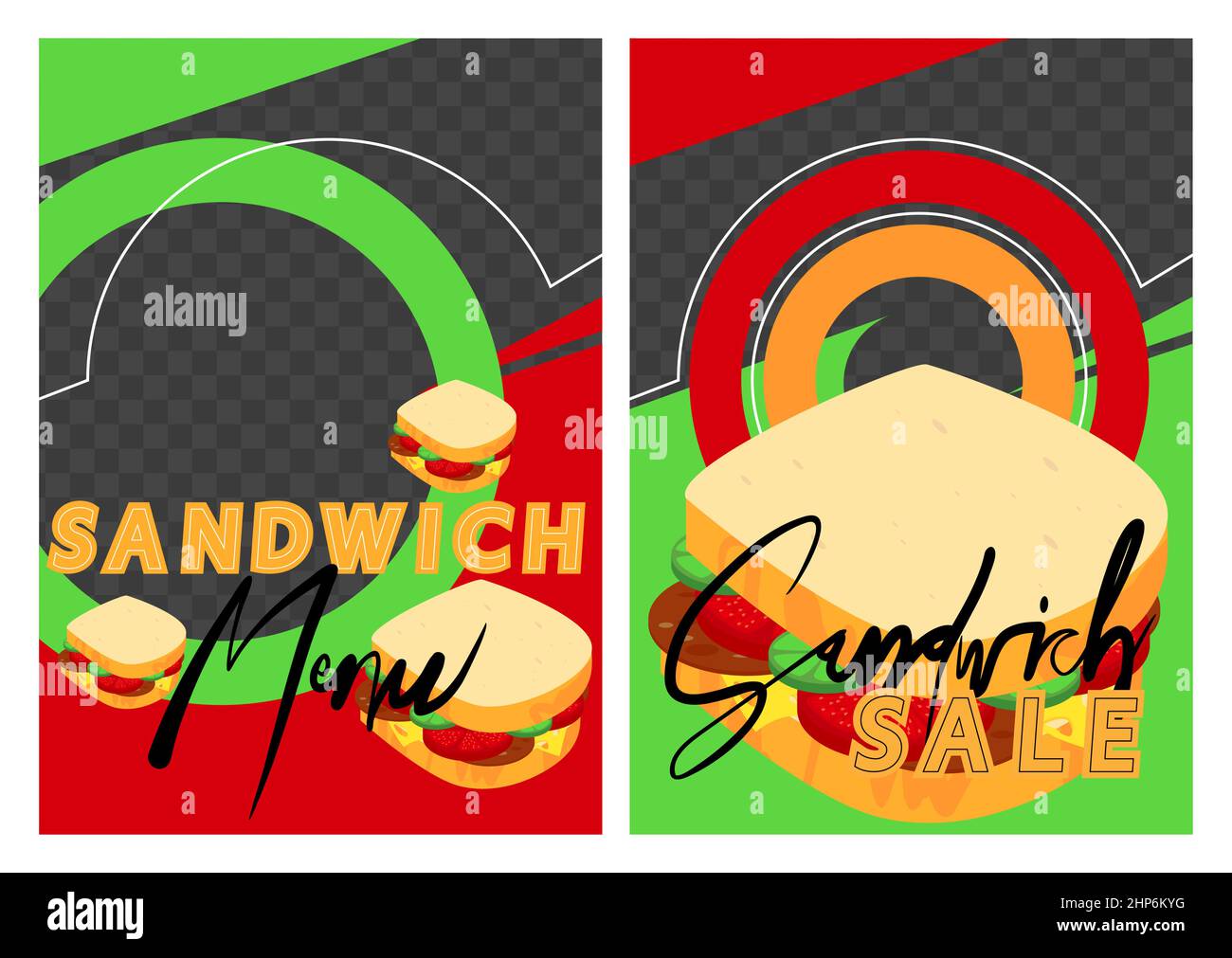 Sandwich advert Stock Vector Images - Alamy