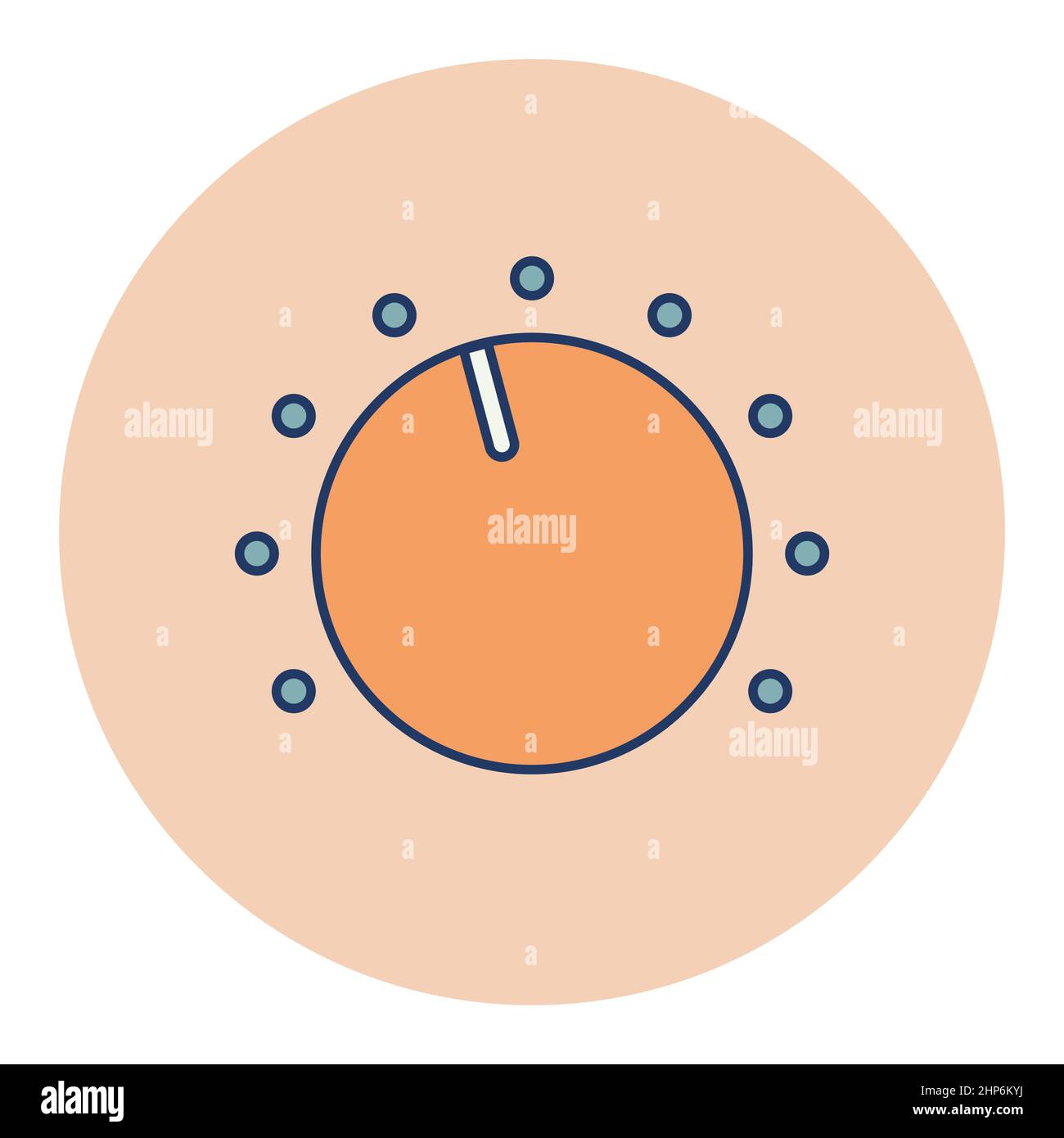 Volume knob vector flat icon Stock Vector Image & Art - Alamy