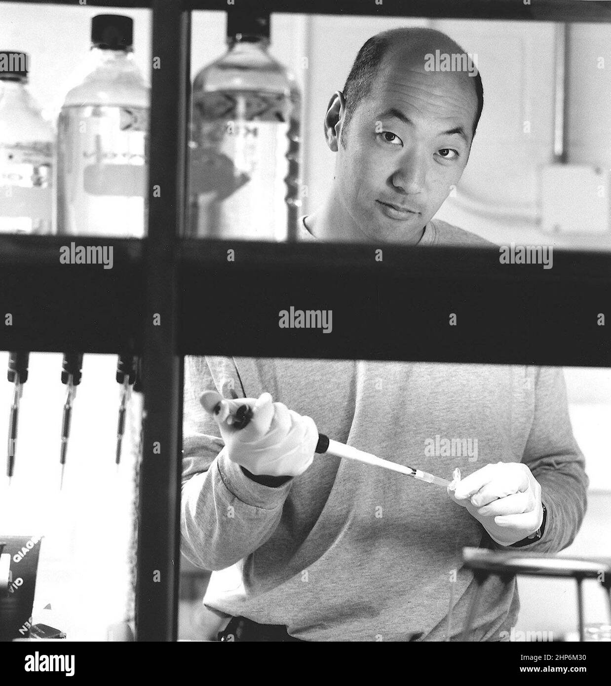 Laboratory center Black and White Stock Photos & Images - Alamy