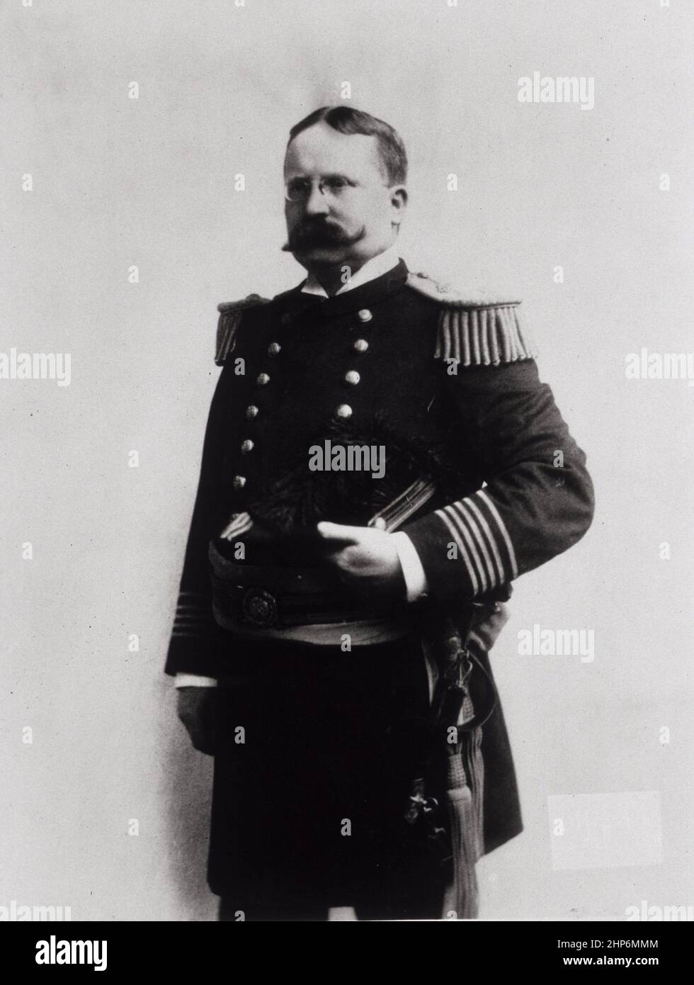 Surgeon General Walter Wyman. Three quarter length, wearing full dress ...